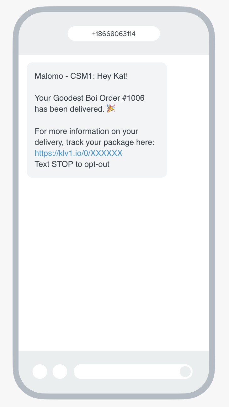 Setting up Klaviyo SMS notifications