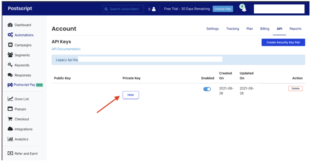 Integrating Malomo and Postscript